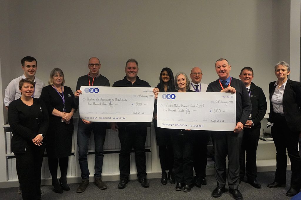 Two local charities benefit from HHP staff fundraising efforts ...