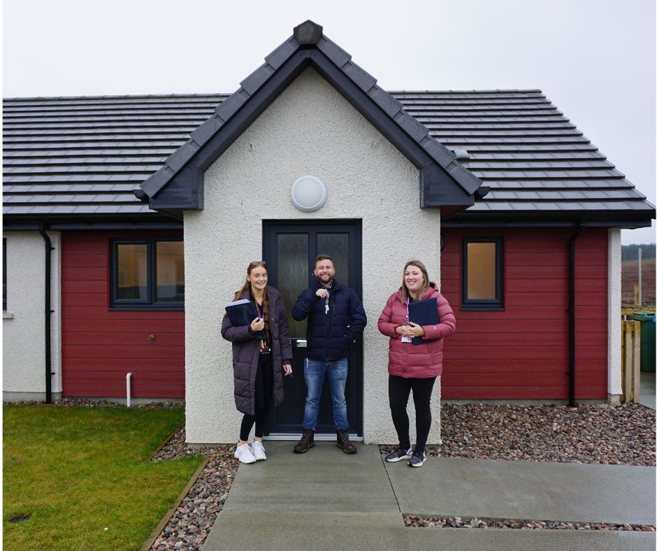 Blackwater Phase 1 Handover – Hebridean Housing Partnership